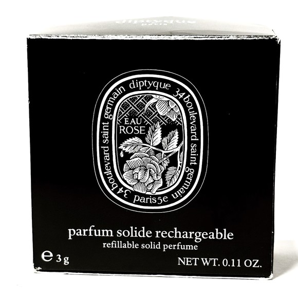 diptyque | Other | Diptyque Eau Rose Parfum Refillable Solid Perfume ...